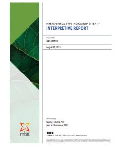 MBTI Step II | Athena Executive Education Inc.