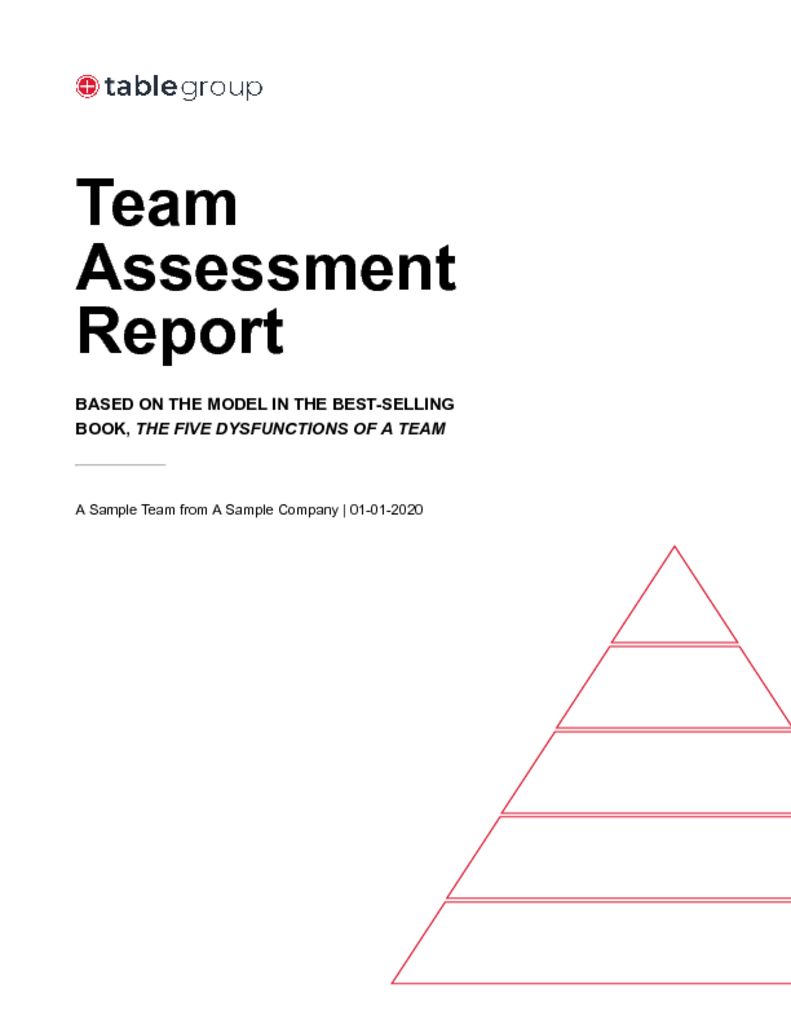 Sample-Team-Assessment-Report-Amend | Athena Executive Education Inc.