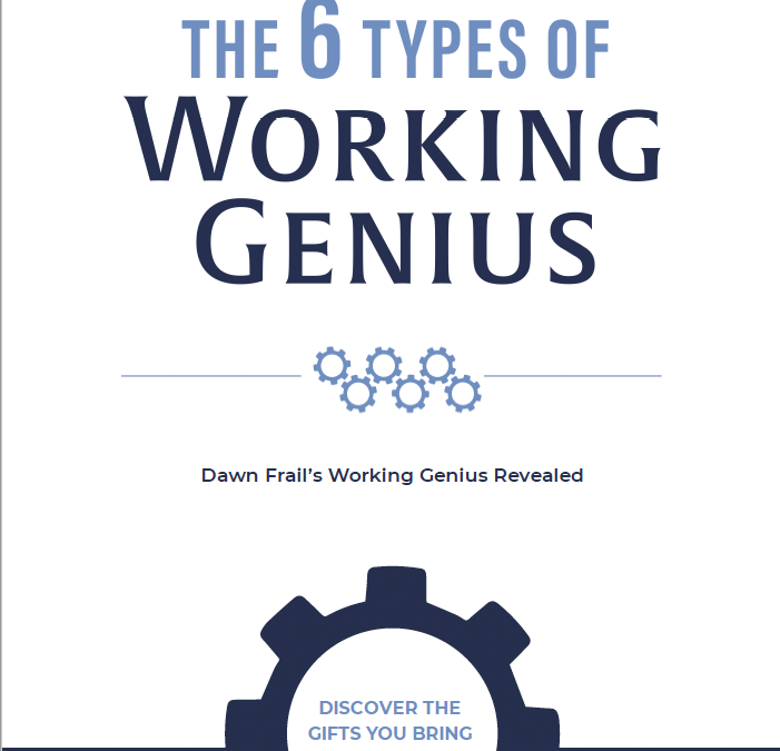 Working Genius Assessment Report image | Athena Executive Education Inc.